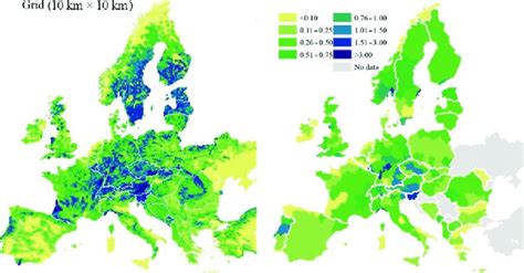 3 Estimated Spatial Distribution Of Forest Biomass Availability In 2020