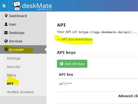 New Api Commands For Deskmate Infinity Deskmate