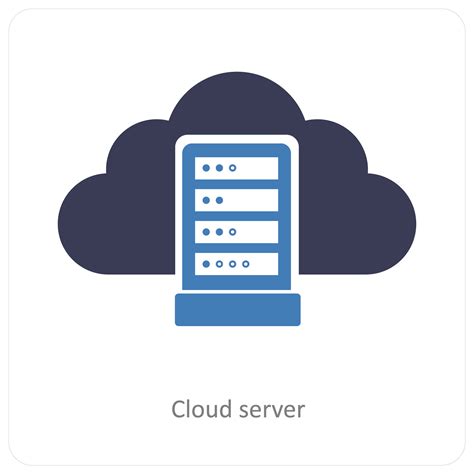 Cloud Server And Cloud Hosting Icon Concept 26265734 Vector Art At Vecteezy