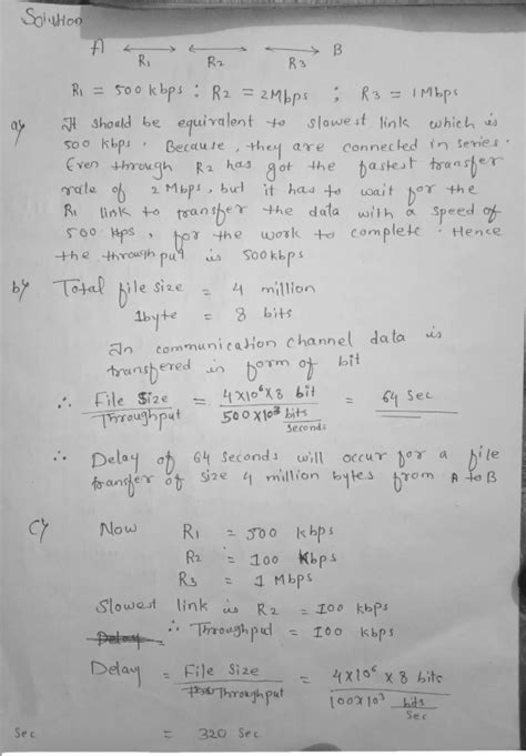 questions r19 suppose host a wants to send a large file to host b the