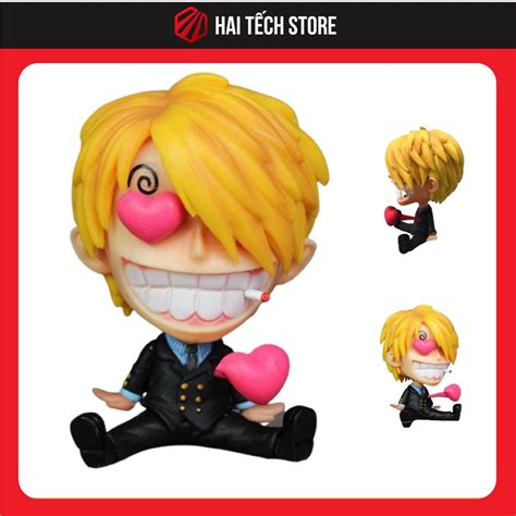 Very Cute One Piece Chibi Sanji Love Model 9cm Tall Pirate Island