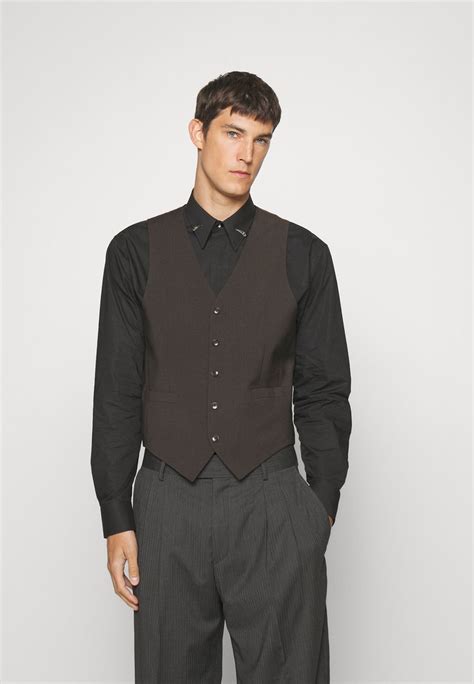 Tiger Of Sweden Wayde Waistcoat Dark Mahogany Dark Brown Zalando