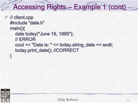 Ppt Classes Access Specifiers Powerpoint Presentation Free Download