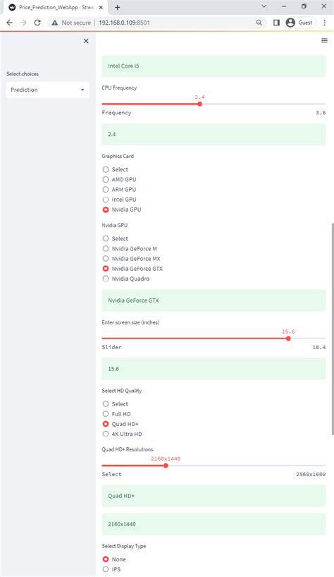 Github Nehalgundlaptop Price Prediction Predicts Tentative Laptop Price Based On Its