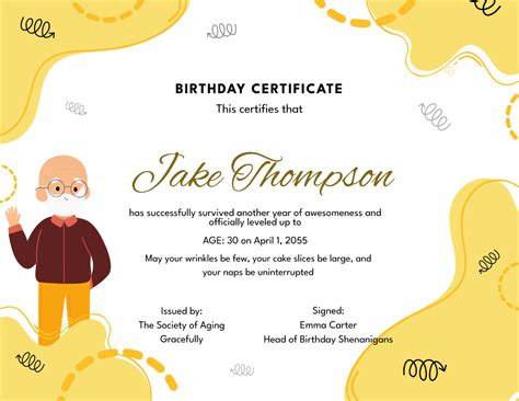Free Funny Employee Certificate Template To Edit Online