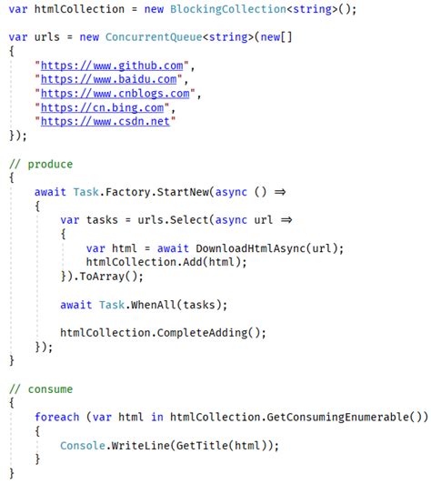 Golang的csp很酷？其实net也可以轻松完成 Csdn博客