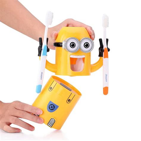 Minion Toothpaste Toothbrush Organizer