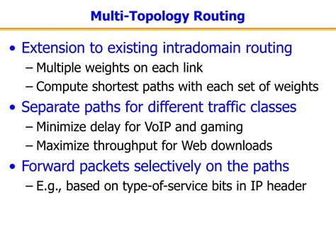 PPT Multipath Routing PowerPoint Presentation Free Download ID