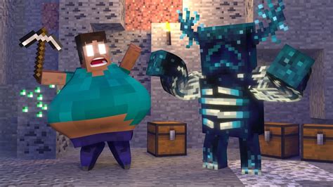 Warden Vs Herobrine Minecraft Animation Youtube