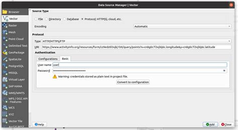 adding data from activityinfo as a qgis layer activityinfo