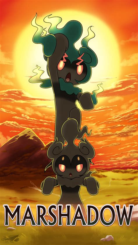 Pokemon 20th Anniversary Marshadow By Sol Lar Bink On Deviantart