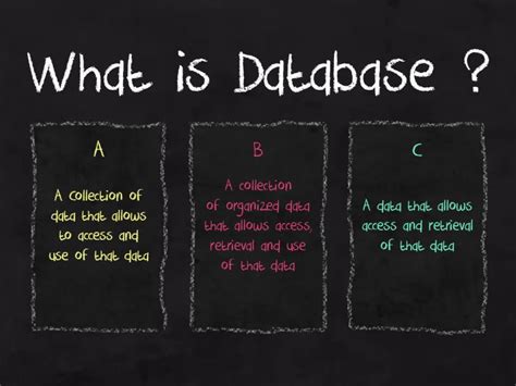 Databases Quiz