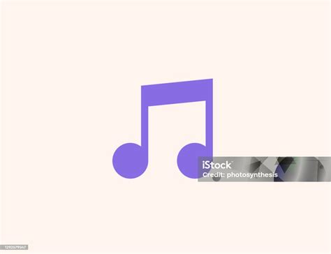 음악 노트 벡터 아이콘입니다 격리 된 음악 노트 평면 컬러 일러스트 기호 벡터 이모티콘에 대한 스톡 벡터 아트 및 기타 이미지