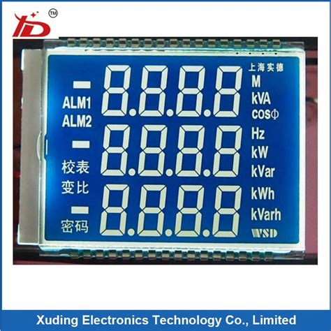 Custom Monochrome Segment Pin Connection Digital LCD Display LCD And LCM Price