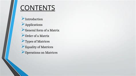 basic introduction of the matrices matrix pptx physics science