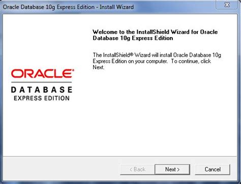 Tutorial Instalasi Database Oracle 10g Catatan Wong Awam