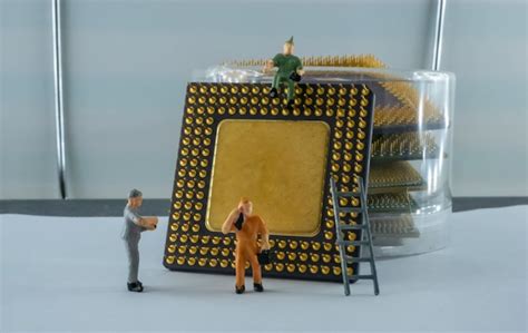 Premium Photo Cartoon Character Are Working With Cpu