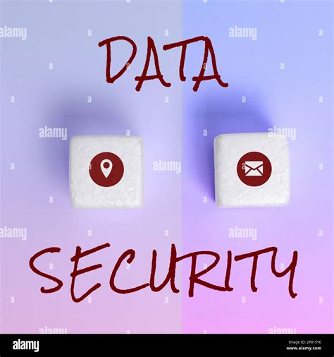 Conceptual Caption Data Security Word Written On Confidentiality Disk