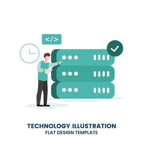Premium Vector Business Characters Using Remote Servers To Analyzing