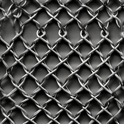 Premium Ai Image Seamless Metal Mesh Texture