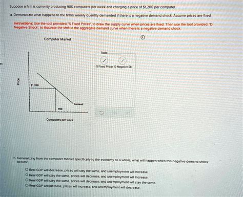 solved suppose a firm is currently producing 900 computers per week
