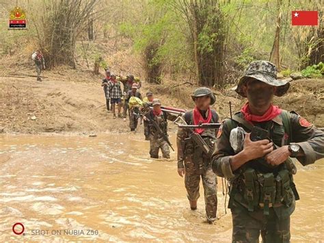 ဟုမ္မလင်းမြို့နယ်၊ လွှစင်ကုန်းကျေးရွာတွင် စစ်ကောင်စီ Sna ပူးပေါင်းတပ်များနှင့် Pdf တို့ တိုက်ပ