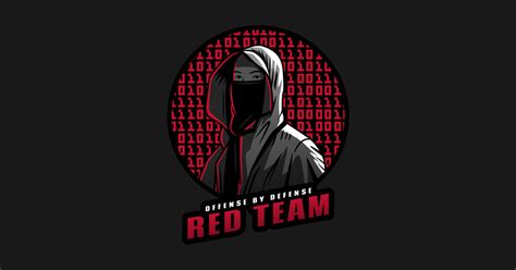 red team hacker design red team sticker teepublic