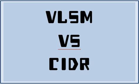 Pengertian Cidr Dan Vlsm