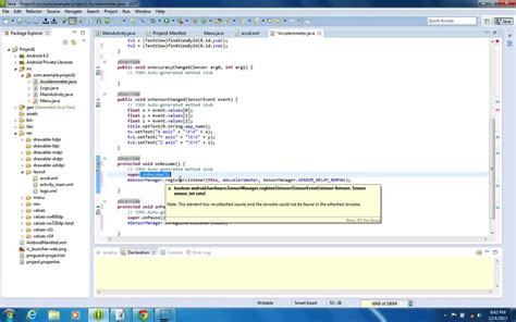 Android Accelerometer In Java Pt 2
