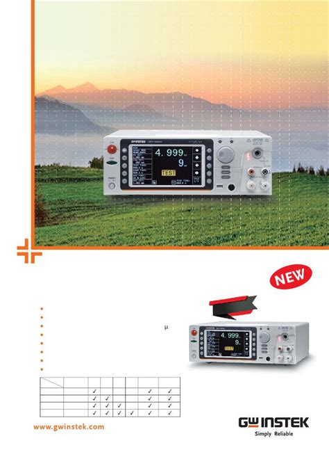 Gw Instek Gpt 12004 Handleiding 2 Paginas