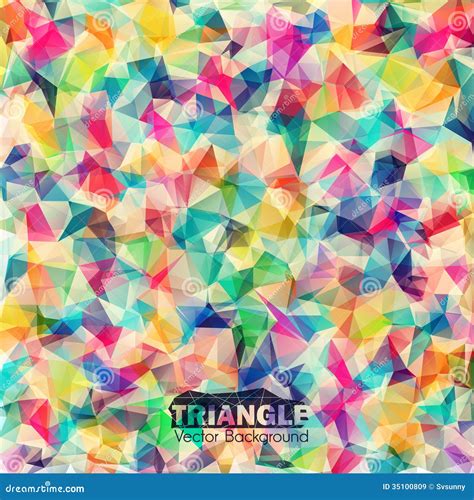 Abstract Geometric Colorful Background Stock Vector Illustration Of