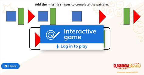 Year 2 Make Patterns With 2d Shapes Iwb Properties Of Shape Activity