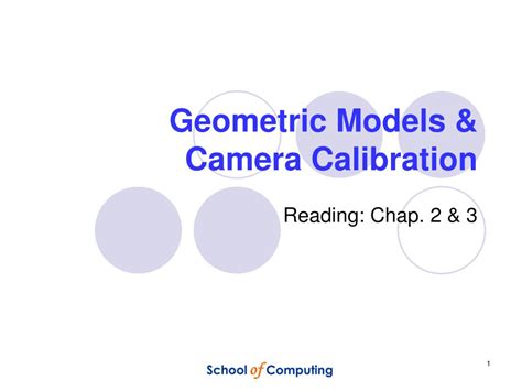 Ppt Geometric Models And Camera Calibration Powerpoint Presentation Id5169980