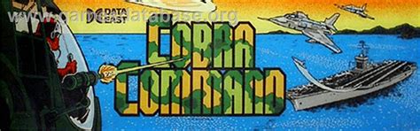 Cobra Command Arcade Artwork Marquee Cobra Command Arcade Artwork Marquee