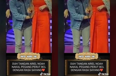 Momen Detik Detik Ariel Noah Pegang Perut Bcl Gesturnya Disebut Penuh Kasih Sayang