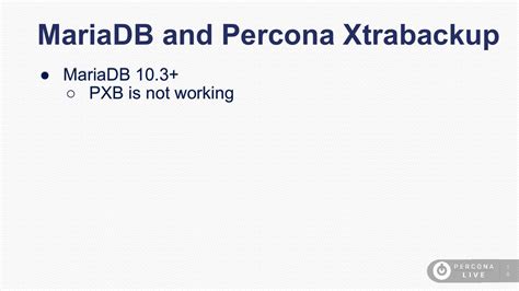 Percona Xtrabackup Vs Mariabackup Vs Mysql Enterprise Backup