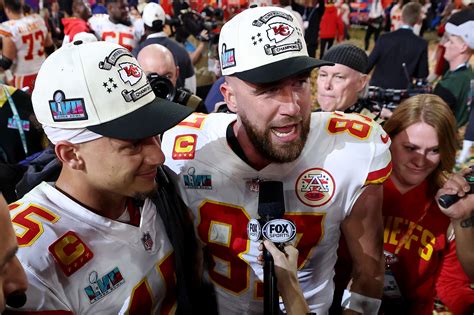 Patrick Mahomes Travis Kelce Party After Super Bowl 2023 Win