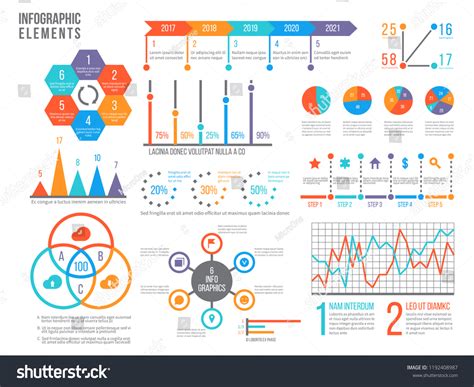 Infographics Elements Statistics Chart Option Flowchart Stock Vector Royalty Free 1192408987