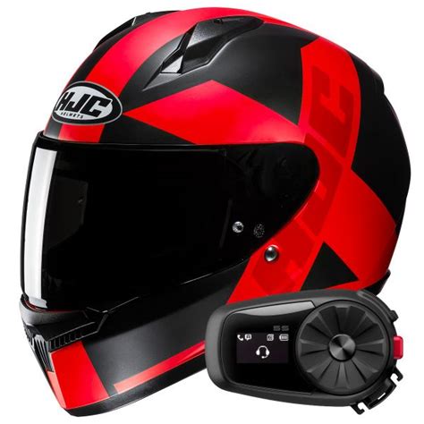 Pack Helmet Intercom Systems Hjc C10 Tez Mc1sf Kit Bluetooth 5s