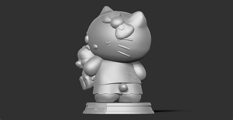 Good Night Hello Kitty 3d Model 3d Printable Cgtrader