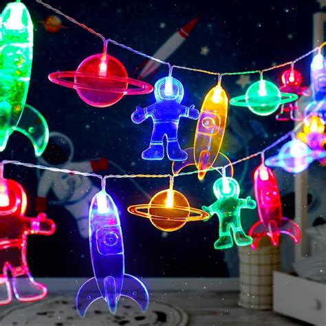 Acelist Planet Astronaut String Lights 20 Led Usb Powered