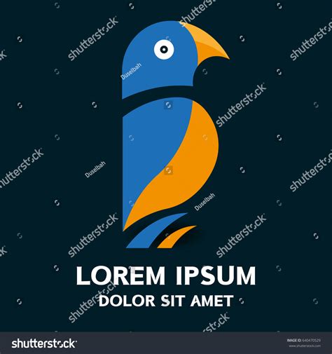 Rain Bird Logo Vector Vector Illustration Stok Vektör Telifsiz Shutterstock