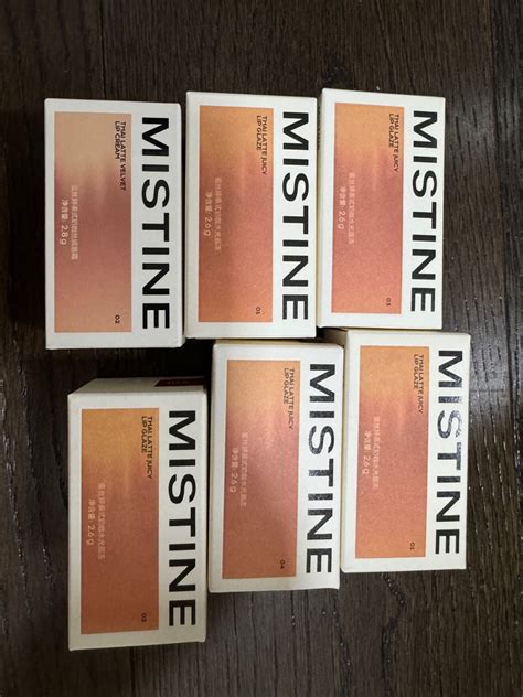 Mistine Lip Cream Lip Glaze J02 J03 J05 V02 Beauty And Personal Care Face Makeup On Carousell