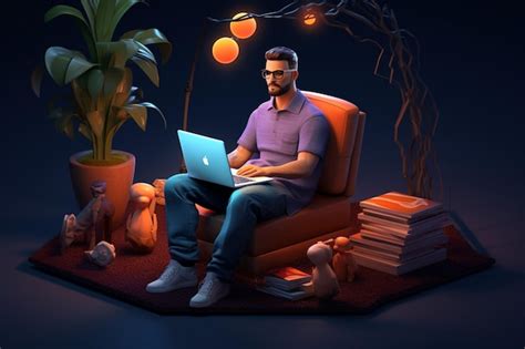 Premium Photo Detailed Illustration Of A Person Benefiting Generative Ai