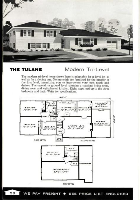 Tri Level House Floor Plans Small Modern Apartment