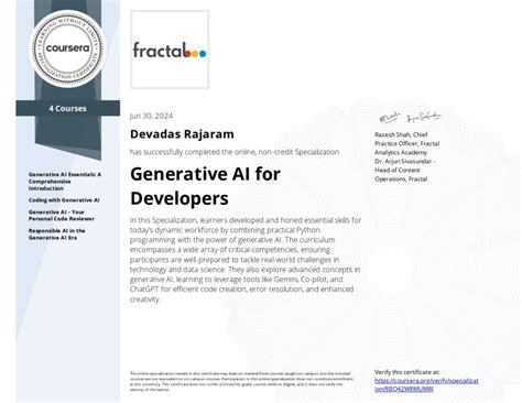 Devadas Rajaram On Linkedin Ai Genai Coding Learningneverstops