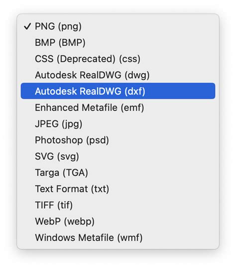 Solved Dxf Format Missing From Illustrator Export Options Adobe Community 14506597
