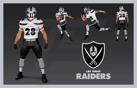 Las Vegas Raiders Uniform Redesigns On Behance