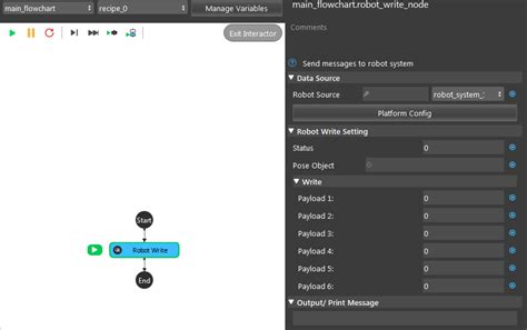 robot write node — daoai vision user manual documentation