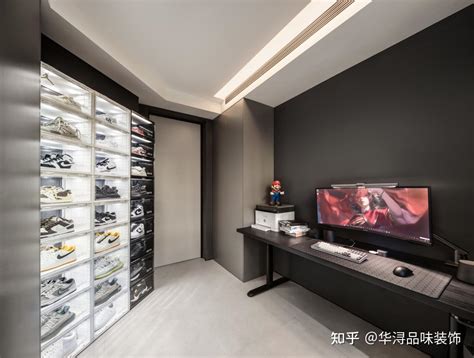 全屋以黑白灰为主，现代极简装修，质感高级，品味出挑 知乎